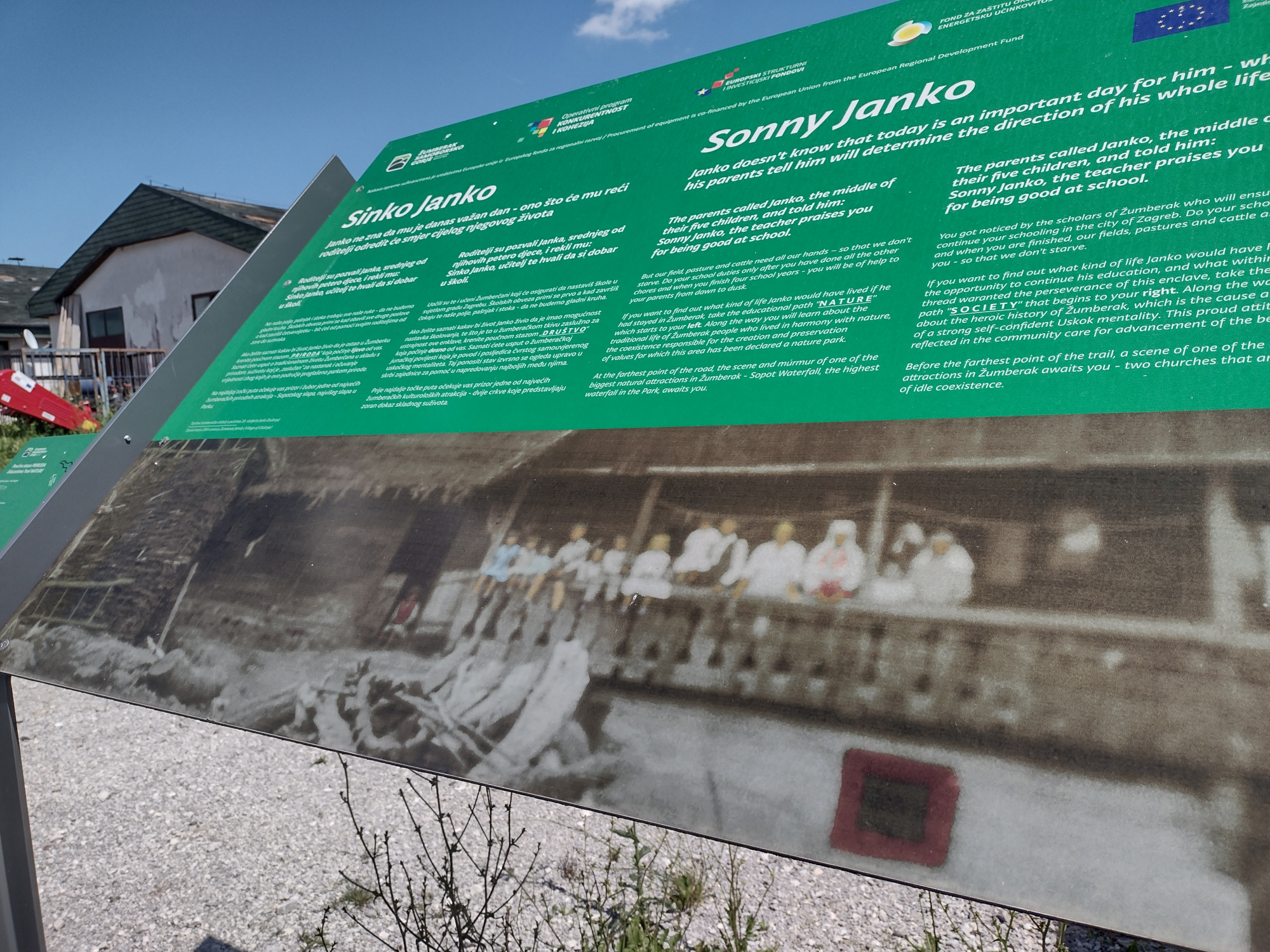 POUČNE STAZE SINKO JANKO - PRIRODA I DRUŠTVO - Posjetiteljski centar Sošice